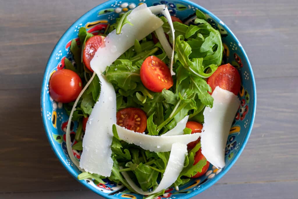 Rocket and Parmesan Salad - Cooking Gorgeous
