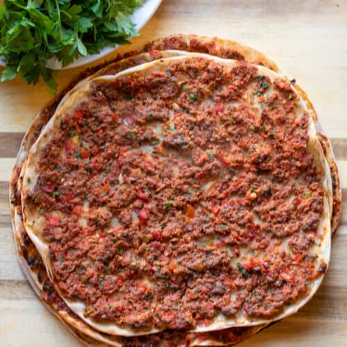 Turkish Lahmacun - Cooking Gorgeous