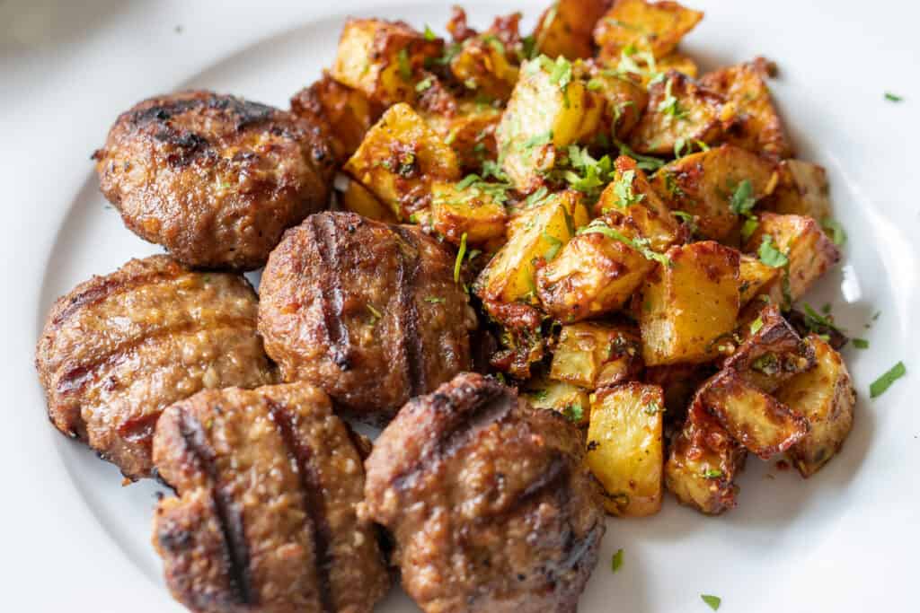 Turkish Grilled Lamb Kofta - Izgara Kofte - Cooking Gorgeous
