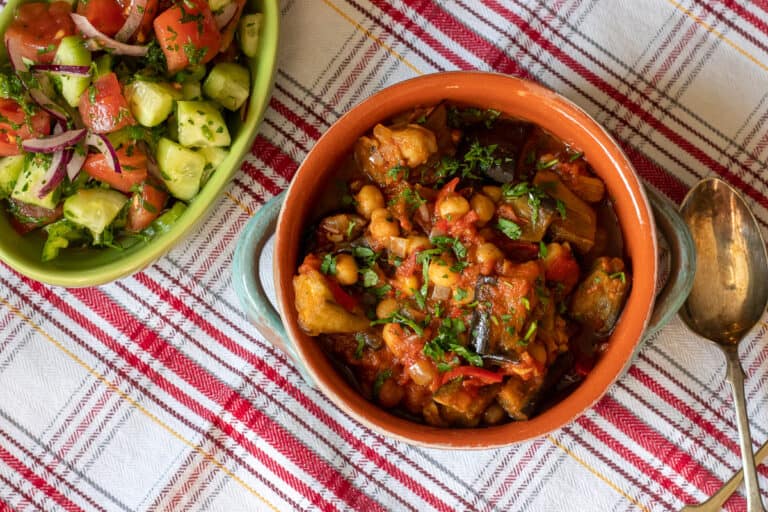 Vegan Lebanese Eggplant Moussaka (Maghmour) - Cooking Gorgeous