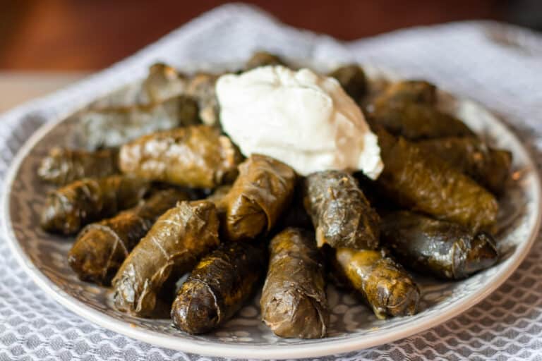 Meat Stuffed Grape Leaves (Dolmas) - Cooking Gorgeous