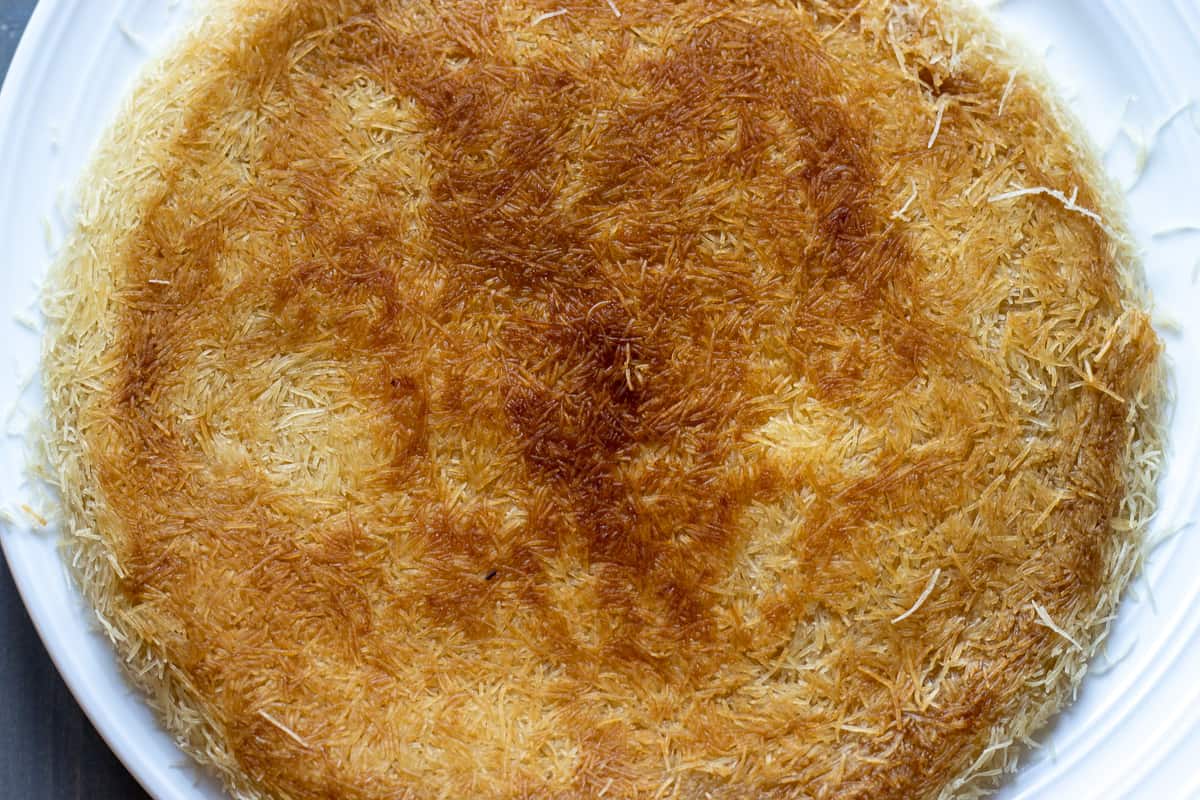 Kunefe (Kunafa) - Turkish Cheese Dessert - Cooking Gorgeous