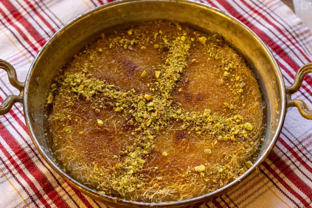 Kunefe Recipe - Turkish Cheese Dessert - Cooking Gorgeous
