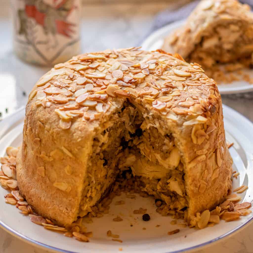 Perde Pilavi | Turkish Chicken and Rice Pie - Cooking Gorgeous