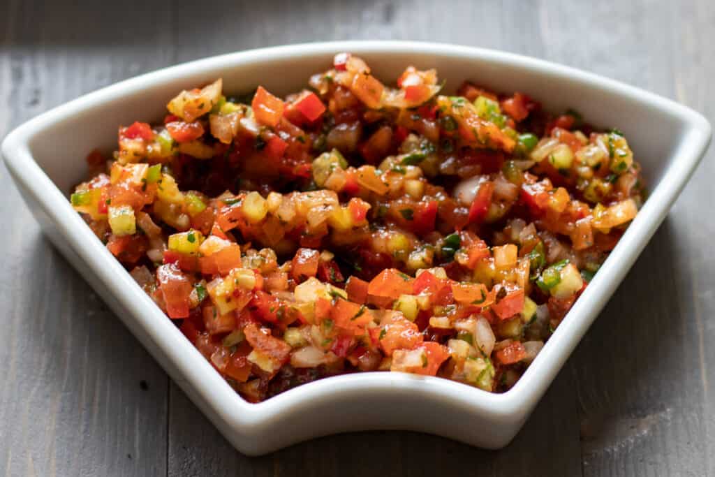 Spicy Ezme Salad - Acili Ezme Recipe - Cooking Gorgeous