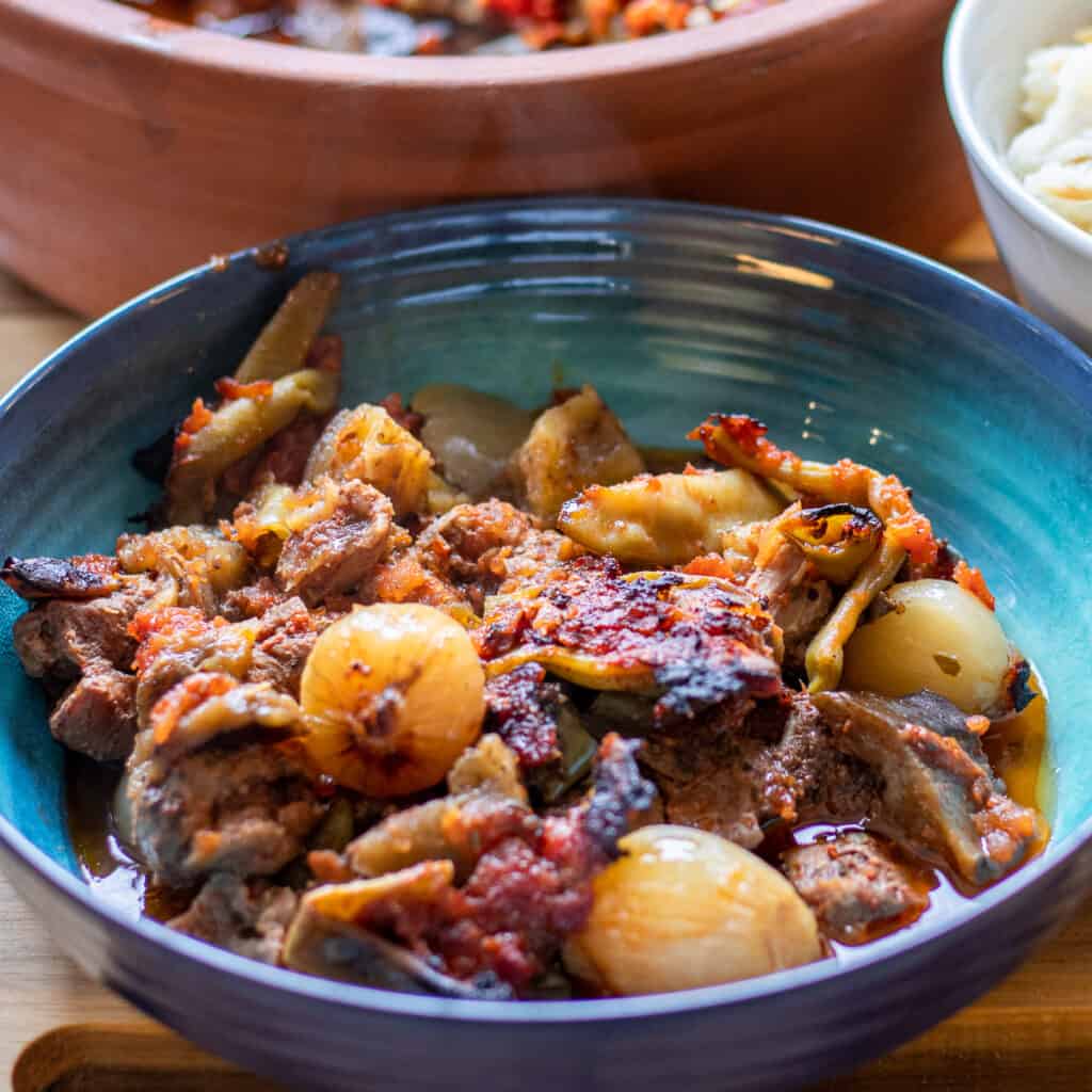 Ankara Tava - Turkish Lamb and Rice - Cooking Gorgeous