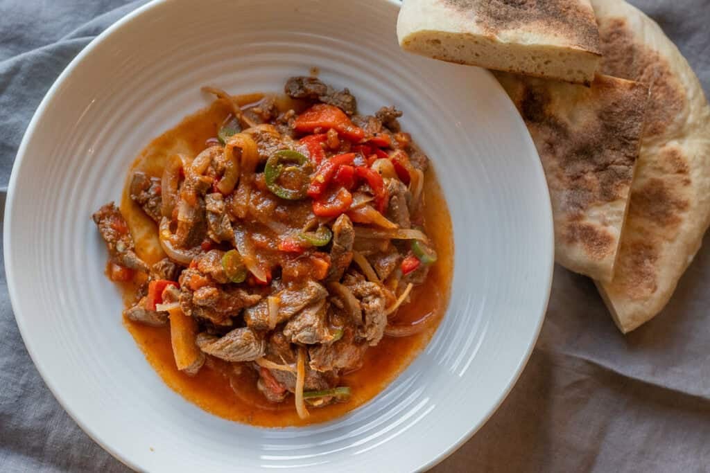 Et Sote - Turkish Beef Tava - Cooking Gorgeous