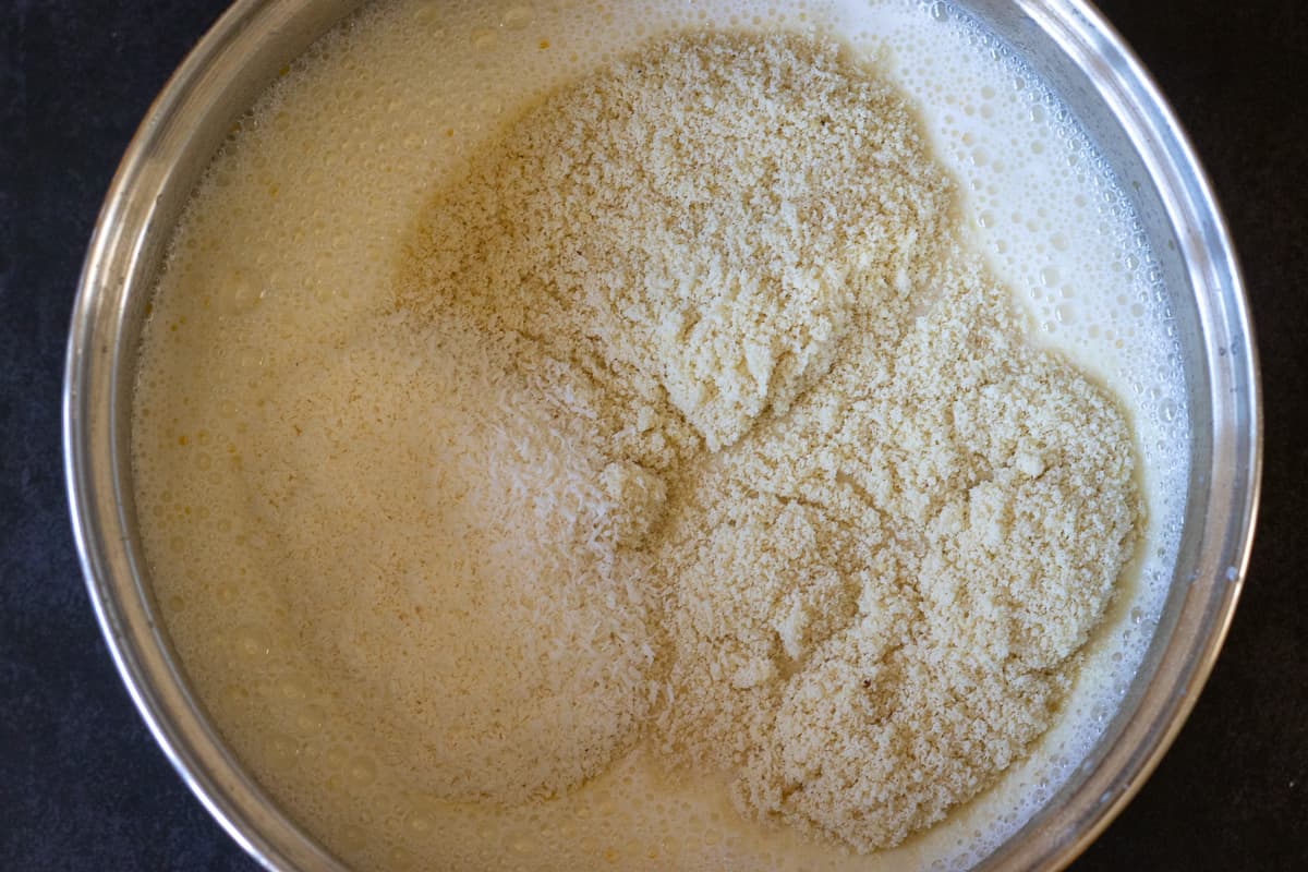 Keskul Recipe - Turkish Almond Pudding - Cooking Gorgeous