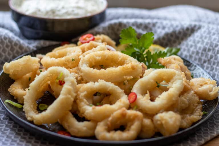 Calamari Fritti - Fried Calamari Rings - Cooking Gorgeous