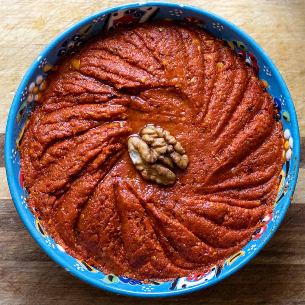 Muhammara Recipe - Acuka (Red Pepper Dip) - Cooking Gorgeous