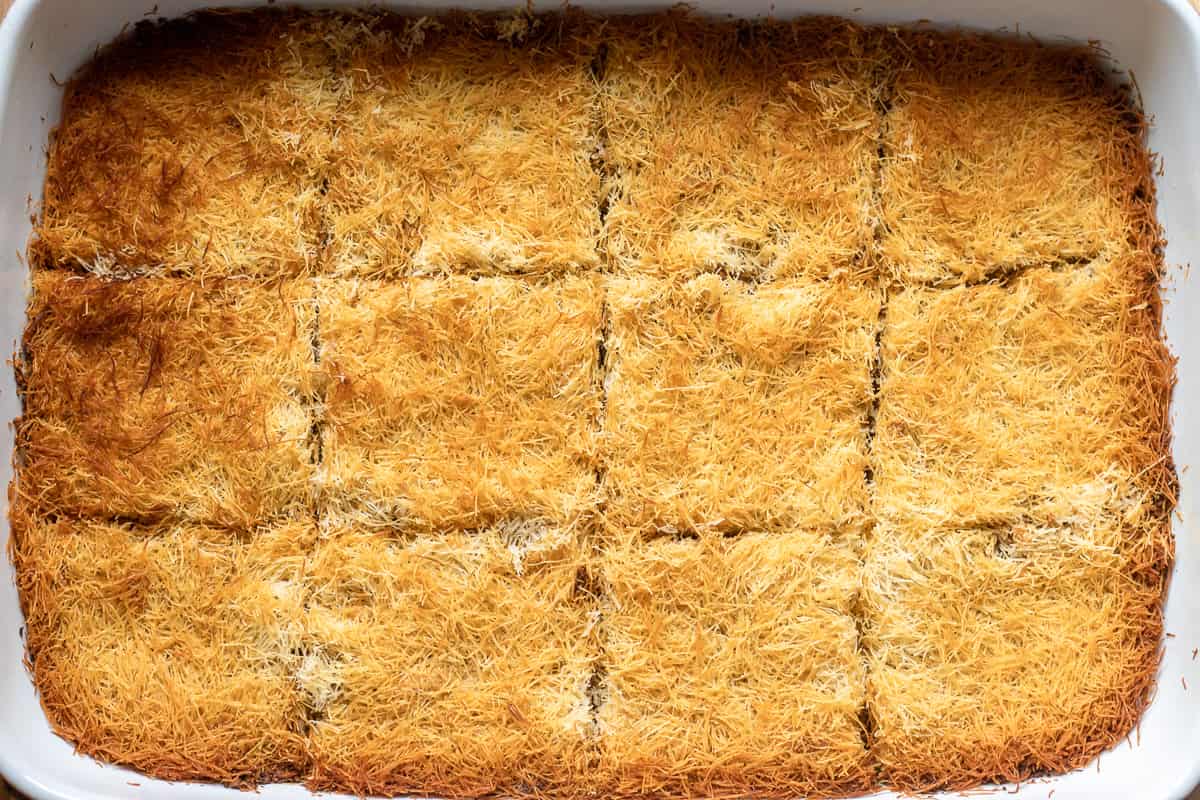 Kadaif Dessert - Turkish Tel Kadayif - Cooking Gorgeous