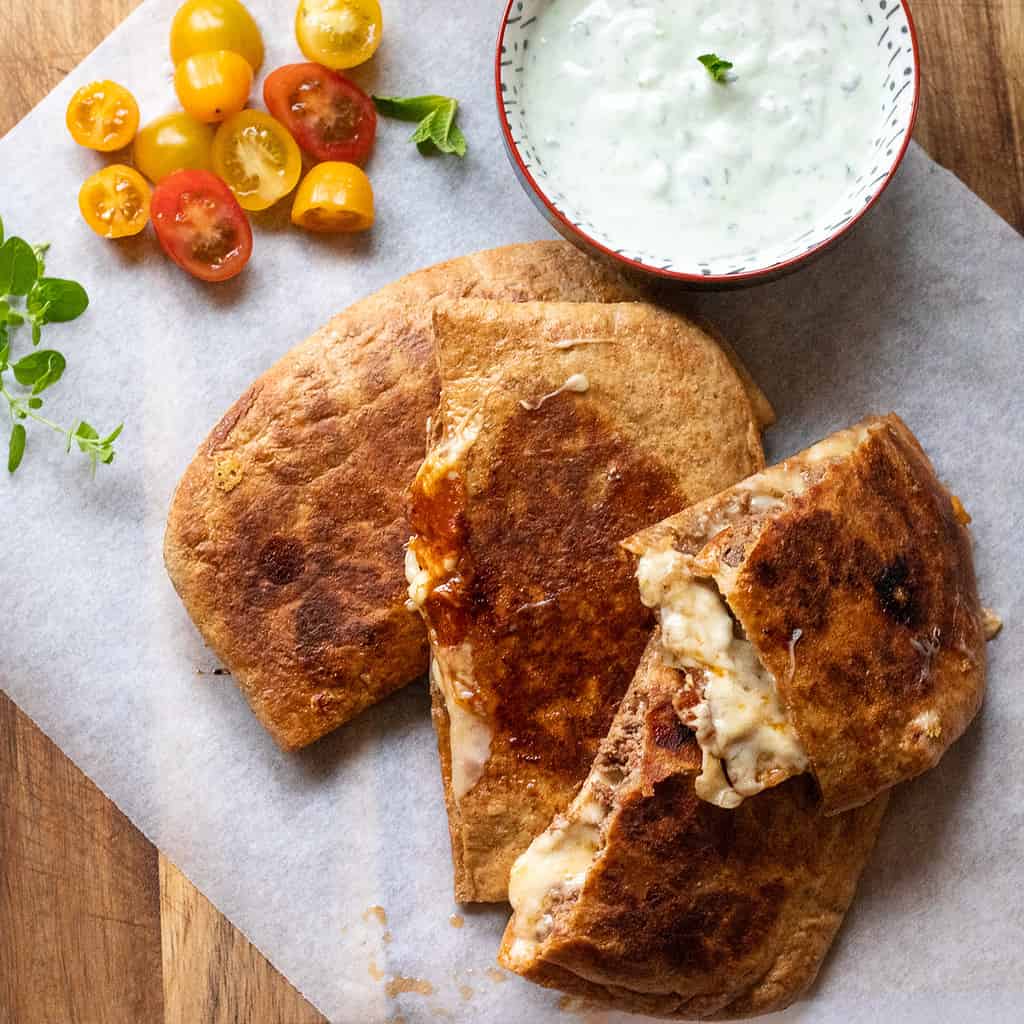 Arayes - Stuffed Pita - Cooking Gorgeous