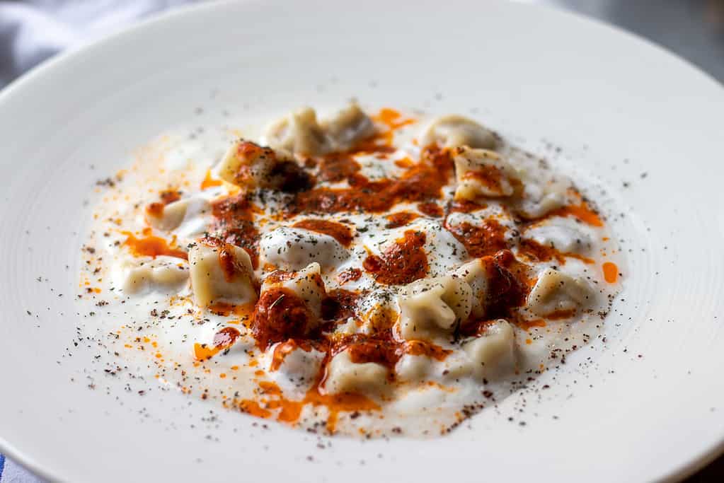 Manti Dumplings - Turkish Ravioli Recipe - Cooking Gorgeous
