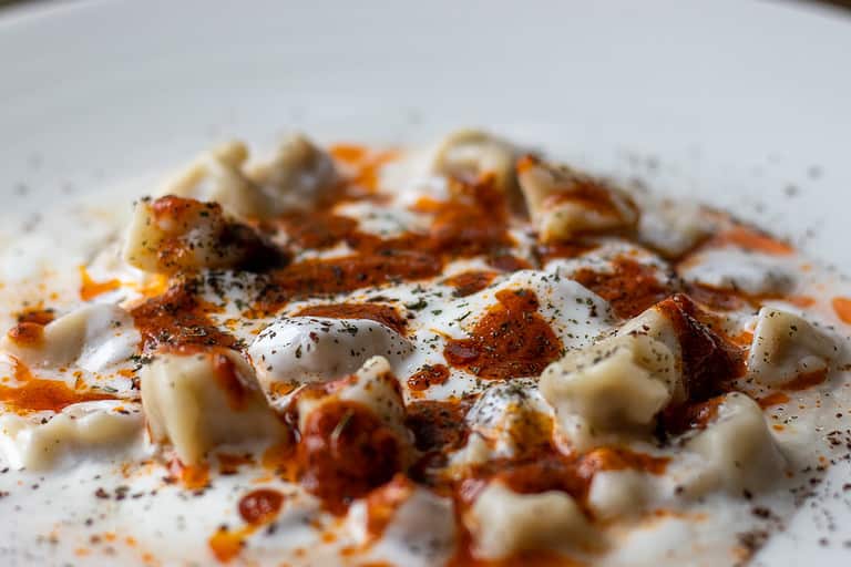 Manti Dumplings - Turkish Ravioli Recipe - Cooking Gorgeous