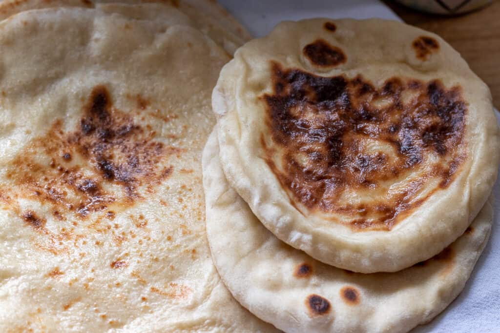 Easy Rustic Sourdough Flatbread Recipe - Cooking Gorgeous