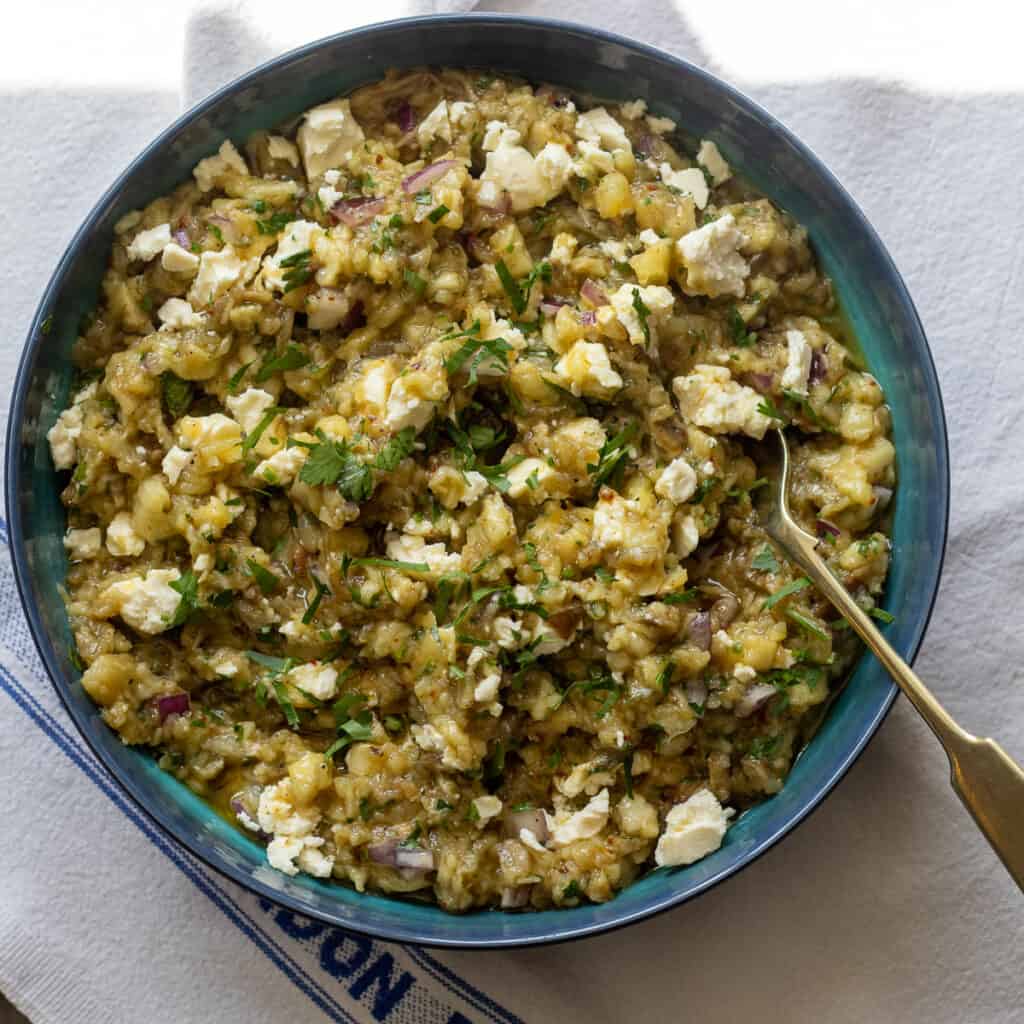 Kashk e Bademjan - Persian Eggplant Dip - Cooking Gorgeous