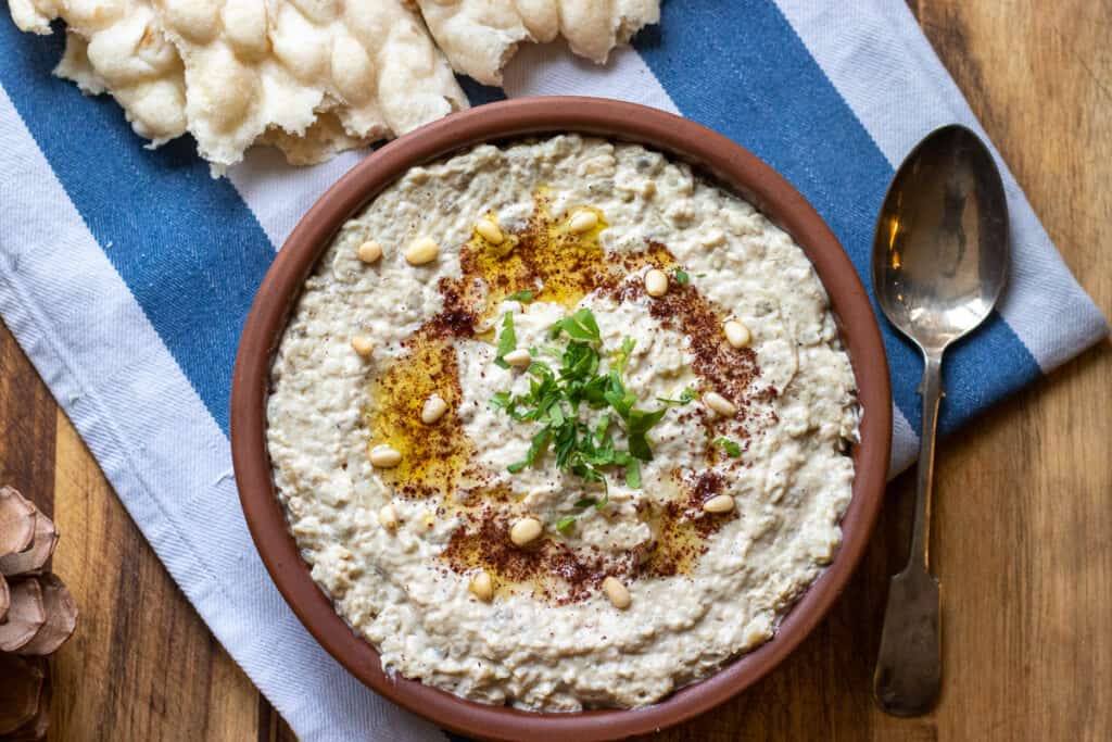Mutabal (Roasted Eggplant Dip) - Cooking Gorgeous