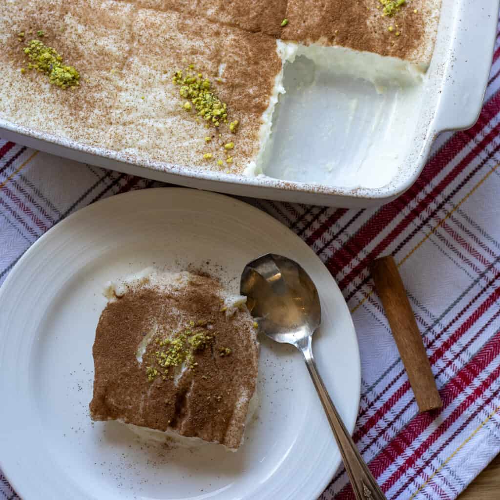 Tavuk Göğsü - Turkish Chicken Breast Pudding - Cooking Gorgeous