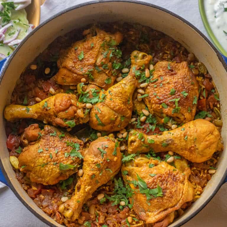 Arabian Chicken Kabsa - Machboos - Cooking Gorgeous