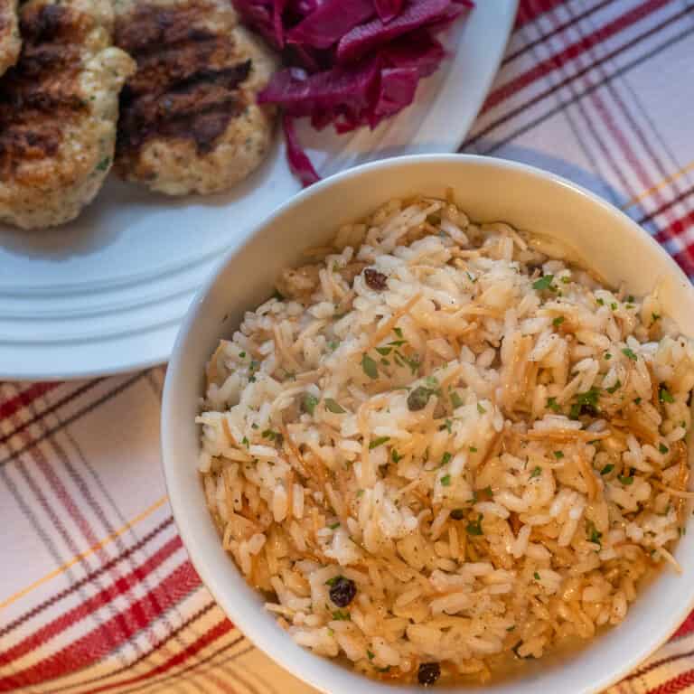Lebanese Rice Pilaf with Vermicelli - Cooking Gorgeous