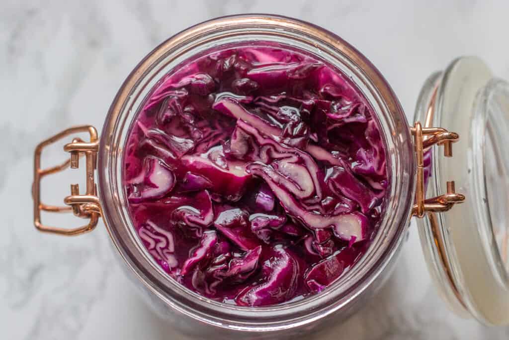 Quick Pickled Red Cabbage Recipe - Cooking Gorgeous