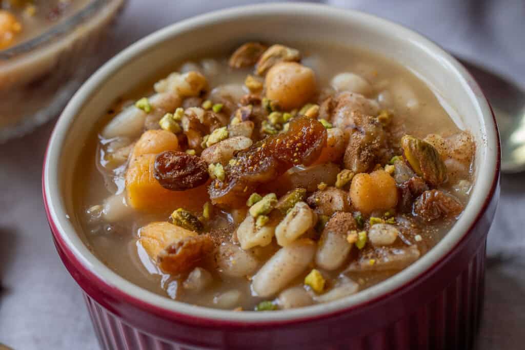 Ashure Dessert - Noah's Pudding - Cooking Gorgeous