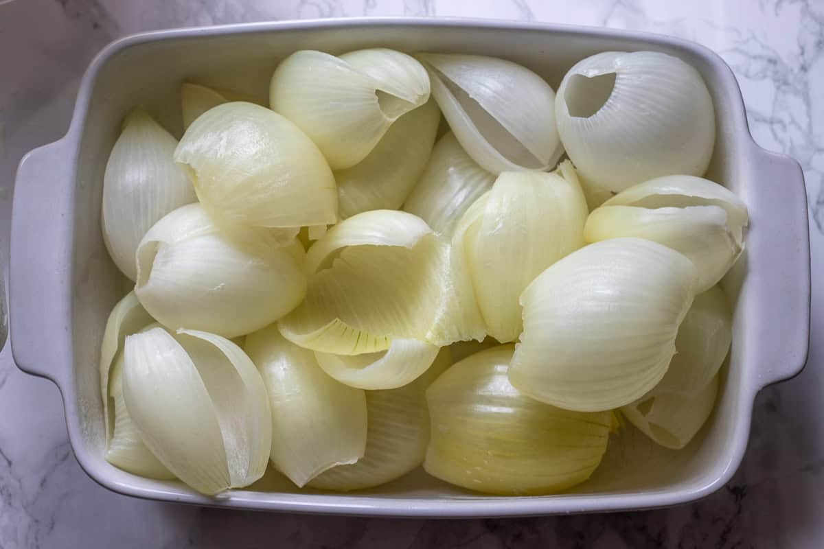 Rice Stuffed Onions - Sogan Dolmasi - Cooking Gorgeous