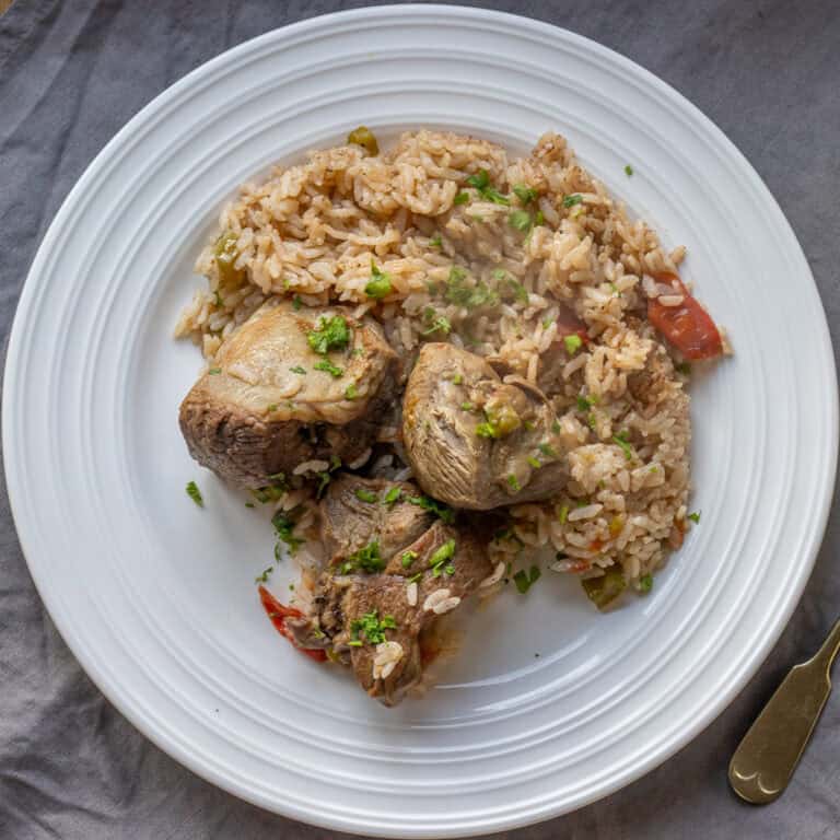 Ankara Tava - Turkish Lamb and Rice - Cooking Gorgeous