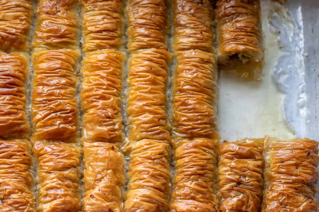 Sari Burma Baklava Rolls - Saragli - Cooking Gorgeous