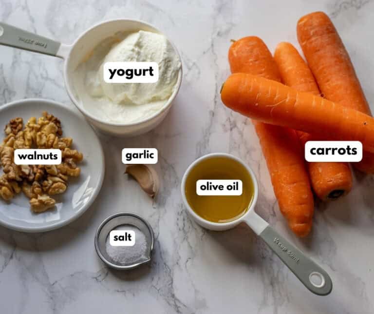 Havuç Tarator - Turkish Carrot Dip with Yogurt - Cooking Gorgeous