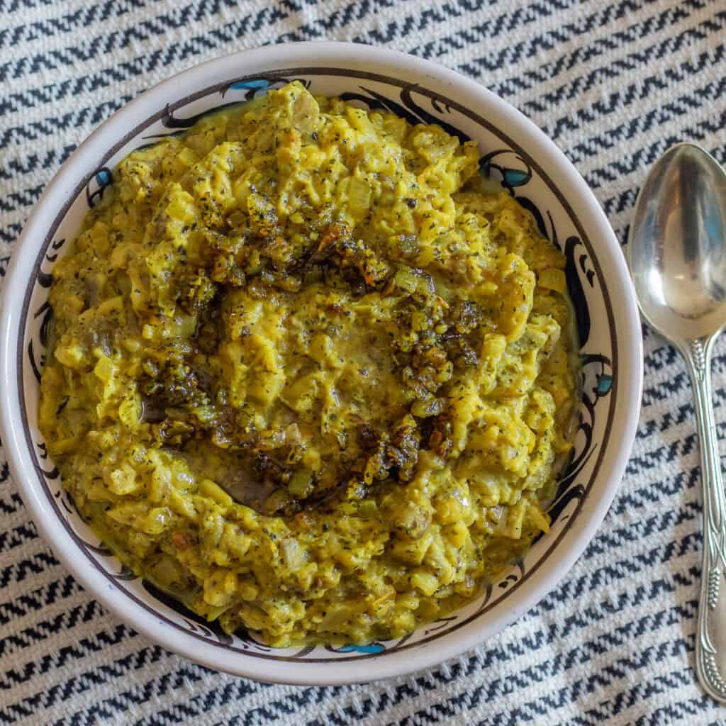 Kashk e Bademjan - Persian Eggplant Dip - Cooking Gorgeous