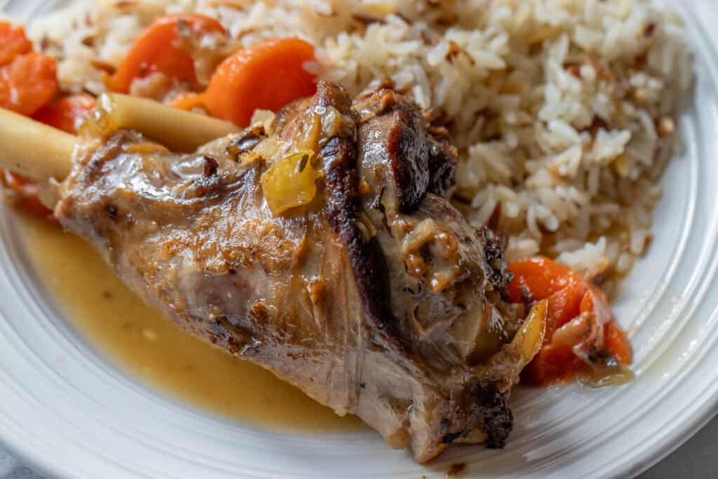 Kuzu Incik - Turkish Lamb Shank - Cooking Gorgeous