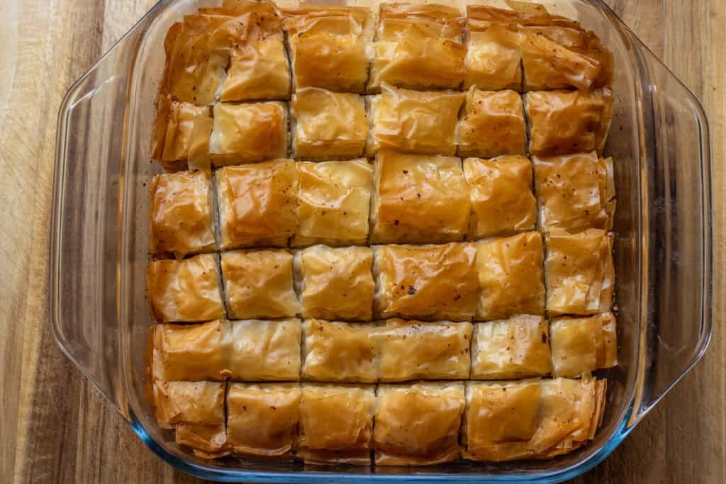Soğuk Baklava - Cold Baklava with Milk - Cooking Gorgeous