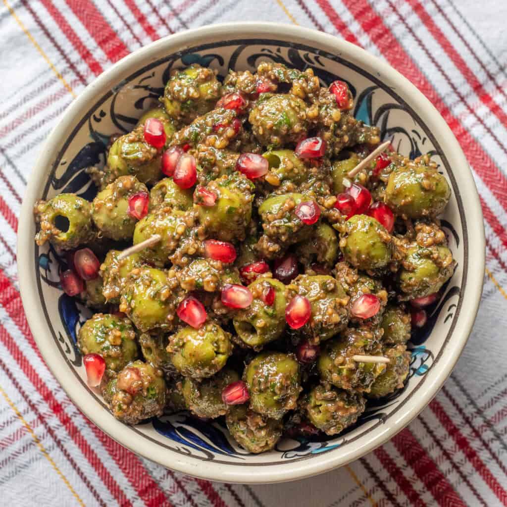Zeytoon Parvardeh - Persian Marinated Olive - Cooking Gorgeous