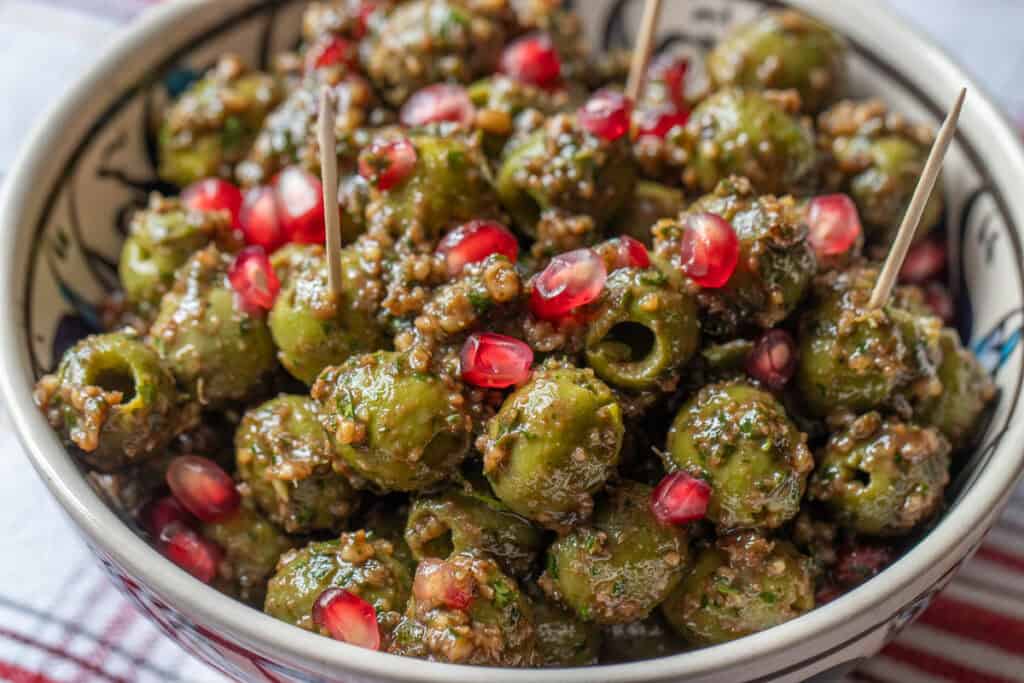 Zeytoon Parvardeh - Persian Marinated Olive - Cooking Gorgeous