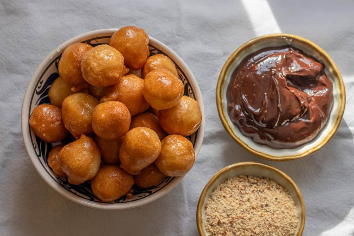 Lokma Dessert - Fried Sweet Dough Balls - Cooking Gorgeous